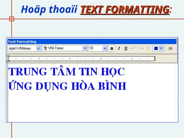 Ve Mat cat trong phan mem autocad- TEXT.ppt