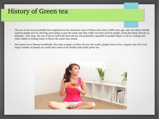 Matcha green tea | PPT