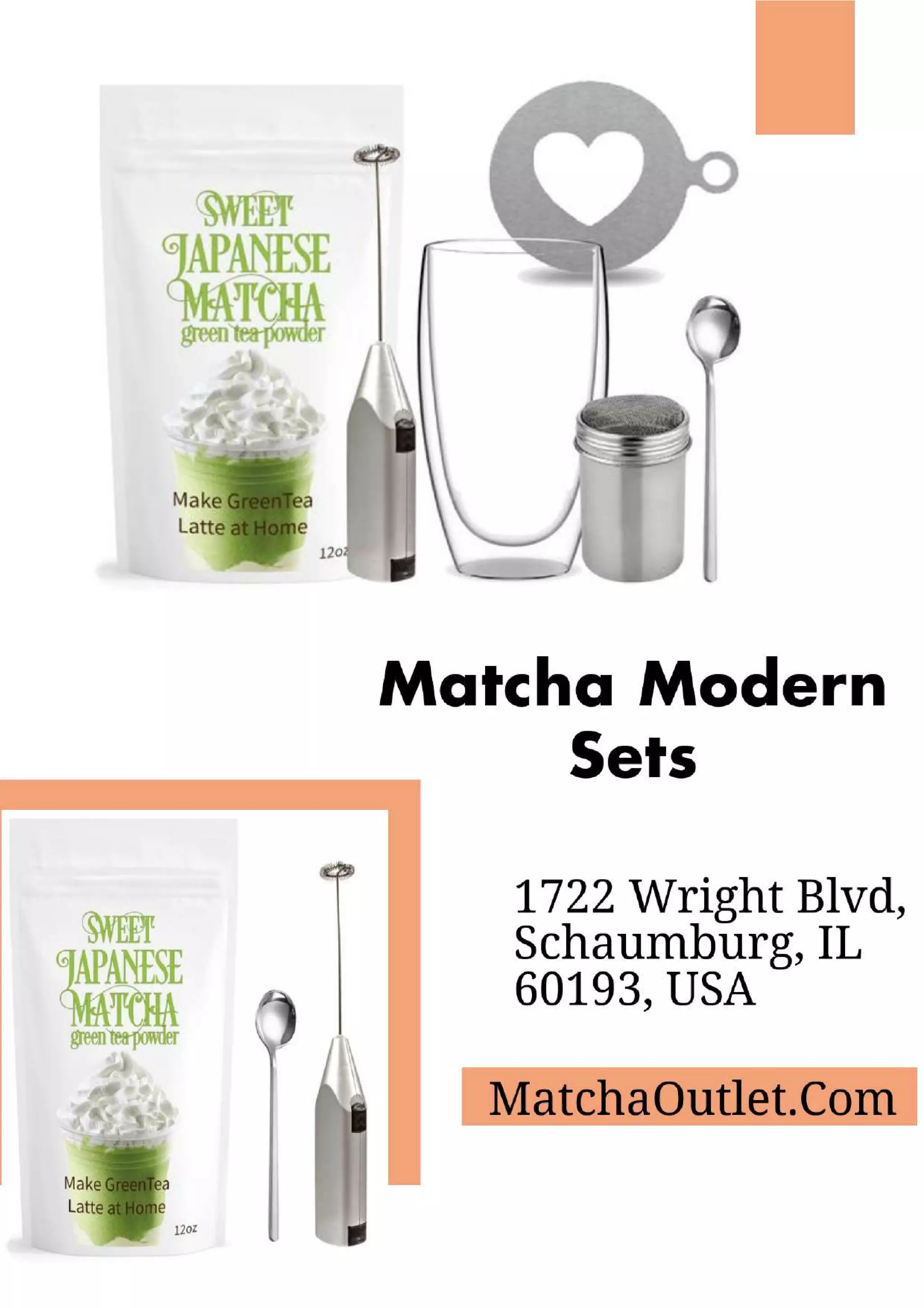 Matcha modern sets | PDF