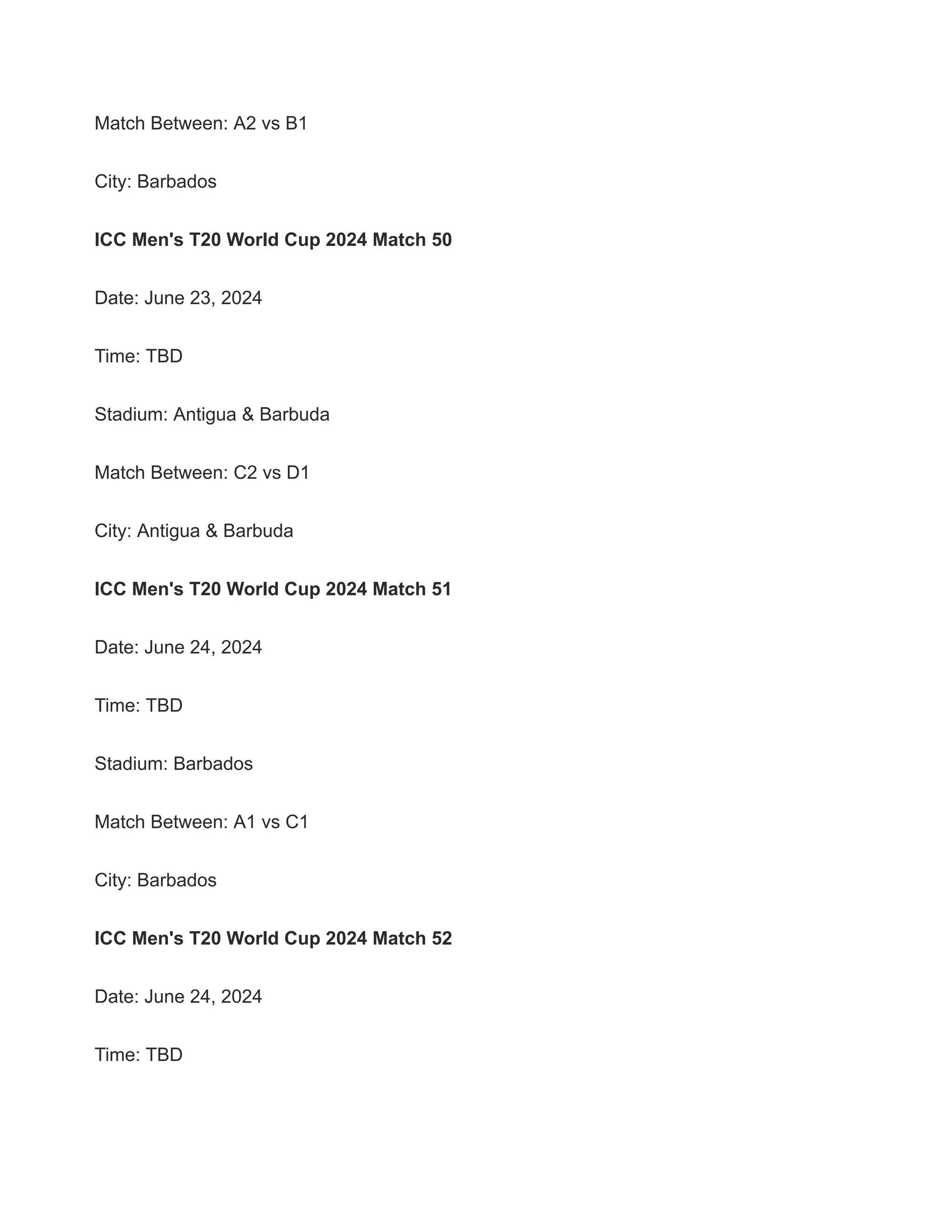 Match By Match Detailed Schedule Of The ICC Men's T20 World Cup 2024.pdf