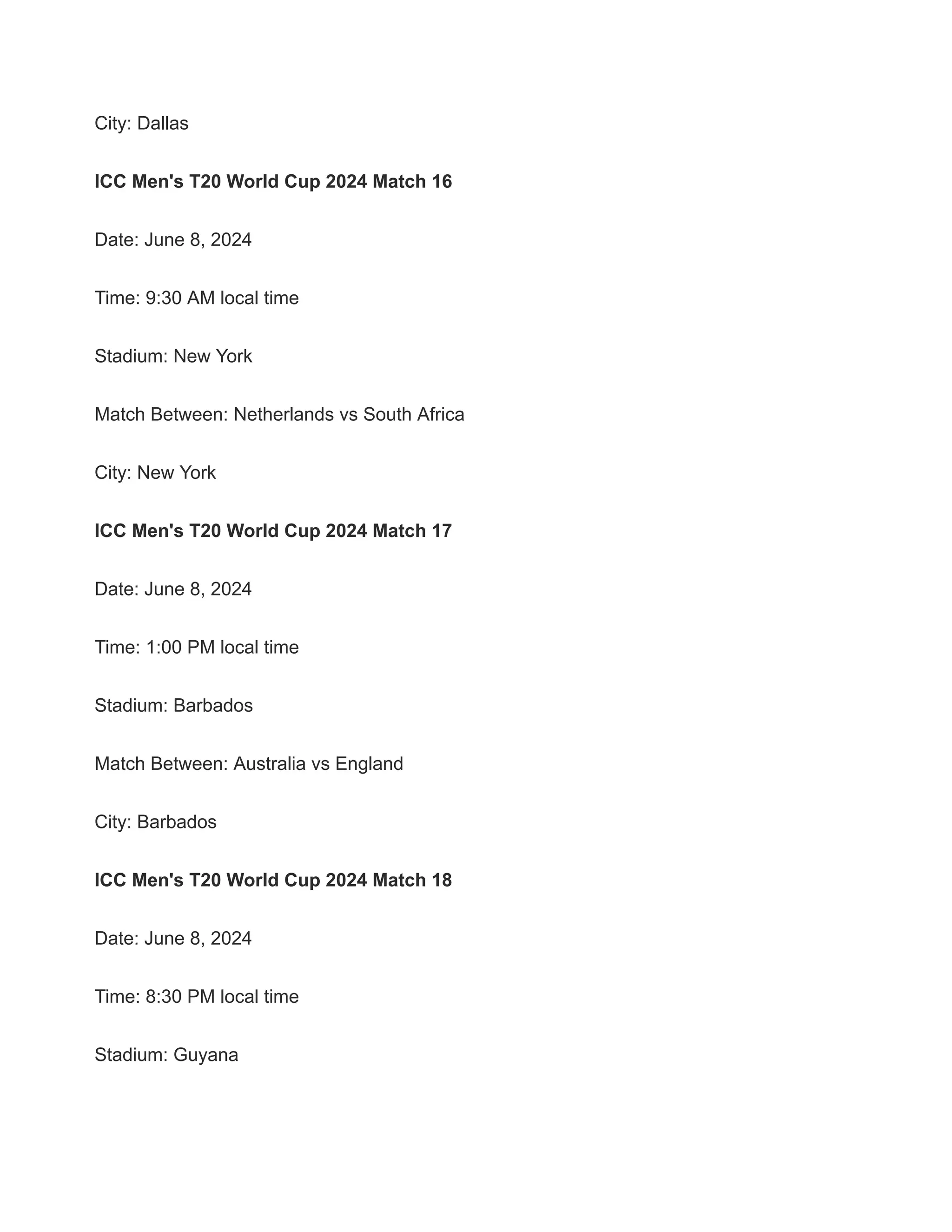 Match By Match Detailed Schedule Of The ICC Men's T20 World Cup 2024.pdf