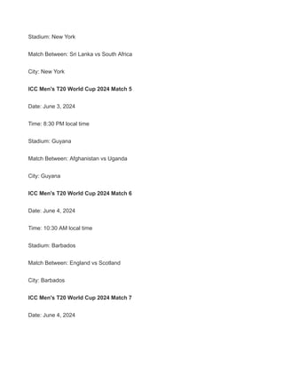 Match By Match Detailed Schedule Of The ICC Men's T20 World Cup 2024.pdf