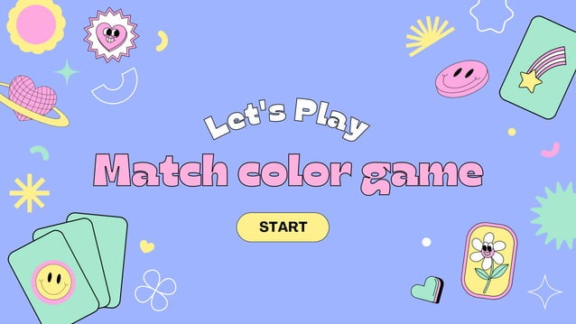 Let's play Match color game star to learn | PDF