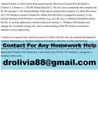 Match Column A with Column B by annotating the letter from Column B i.pdf