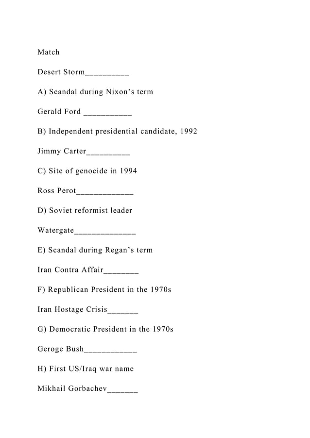 Match Desert Storma Scandal During Nixons Termdocx