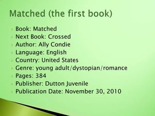 Matched Project | PPTX