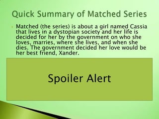 Matched Project | PPTX