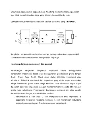 Matching impedance | PDF