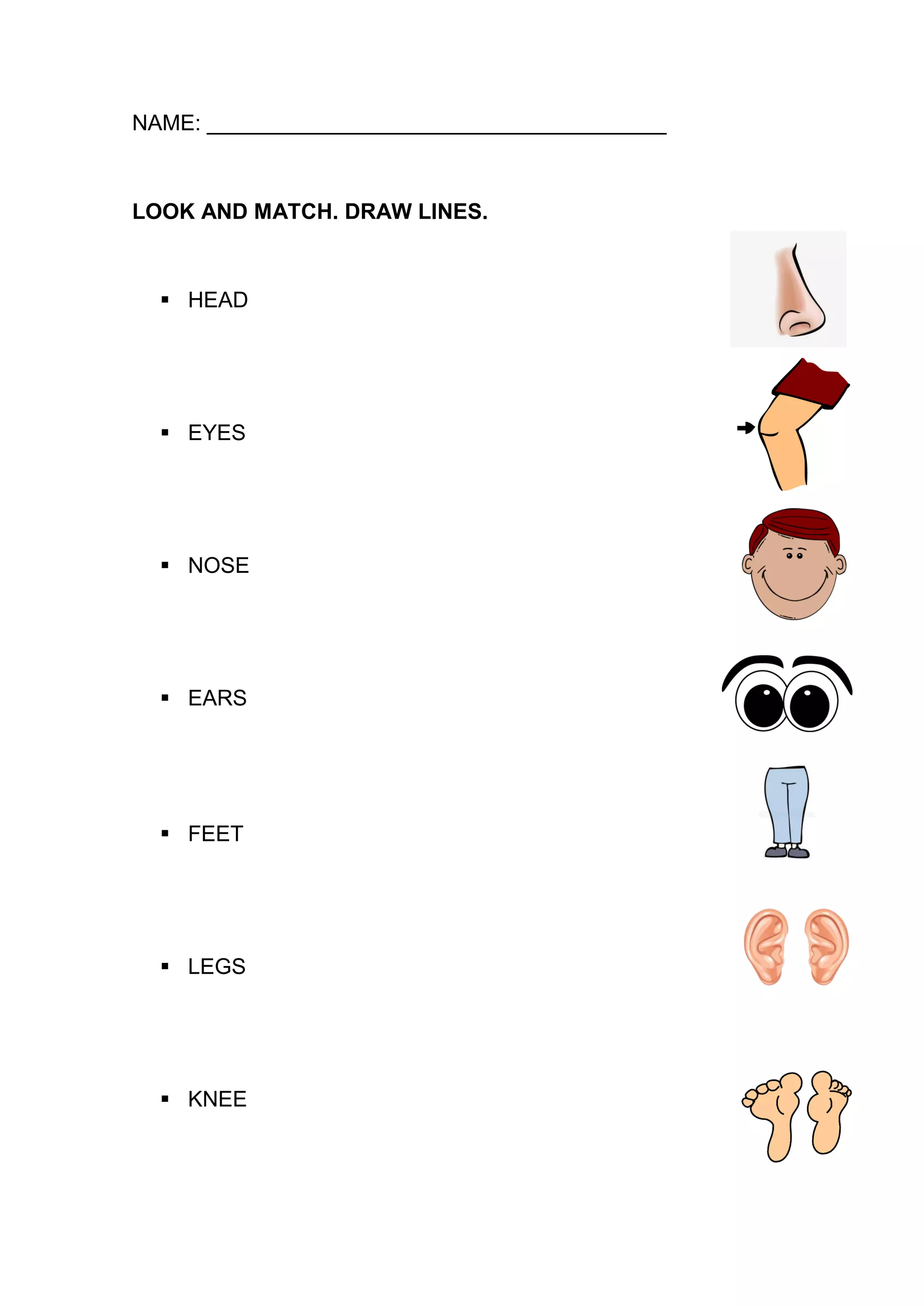 Matching activity | PDF