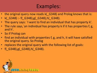 PROLOG: Matching And Proof Search In Prolog | PPT