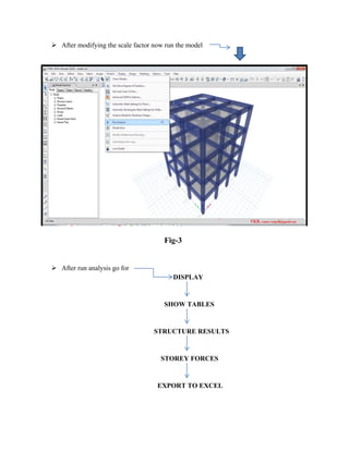 Matching base shear in Etabs 2016 | PDF