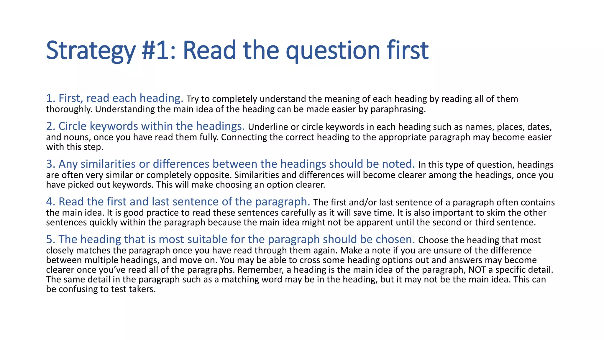 Matching headings ielts question type.pptx