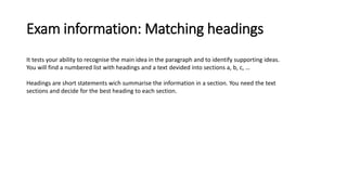 Matching headings ielts question type.pptx