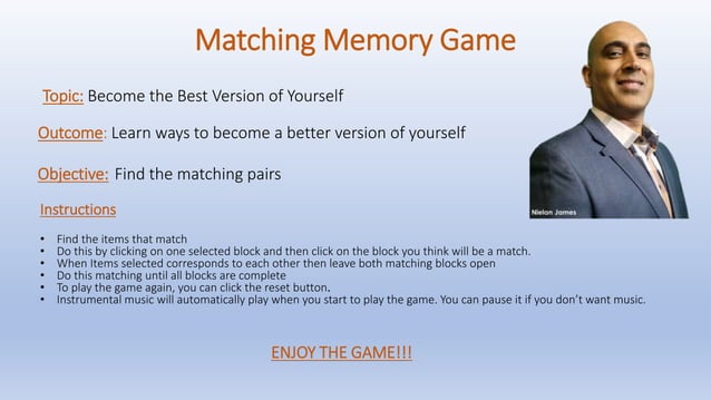 Matching Memory Game.pptx