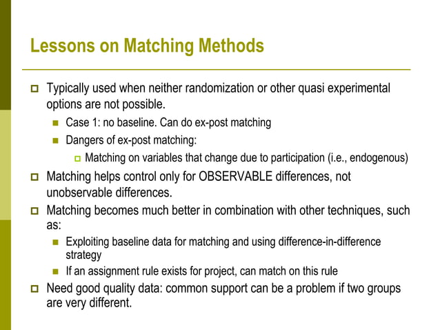 Matching_Methods.ppt