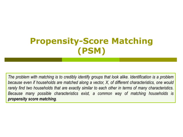 Matching_Methods.ppt