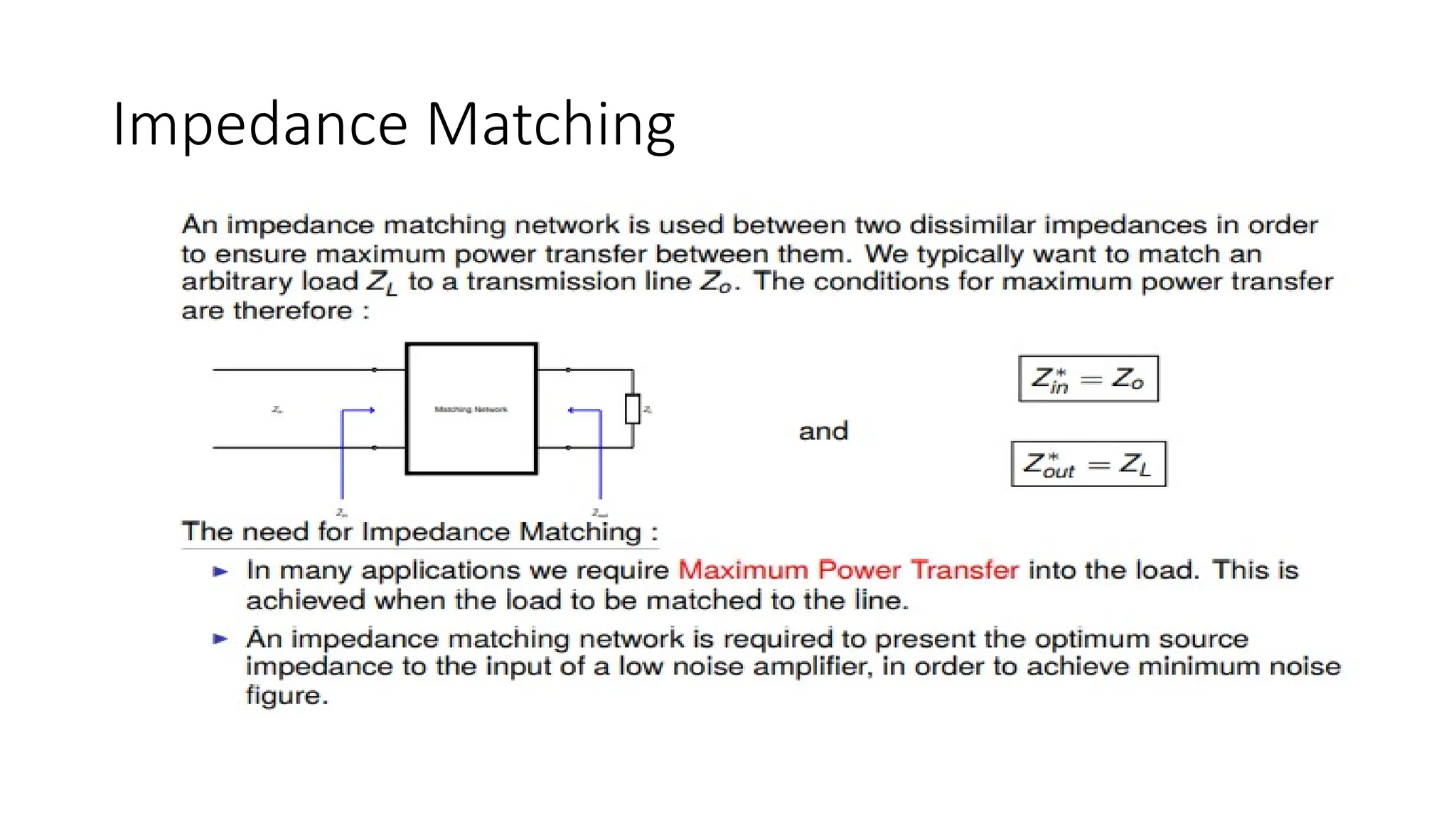 Matching Network Design for microwave integrated circuits.pptx