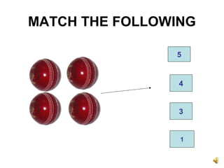 Matching numbers | PPT