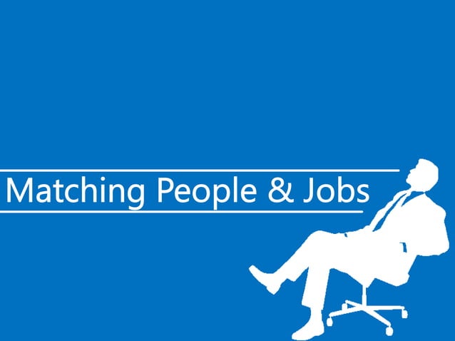 Matching People & Jobs | PPTX
