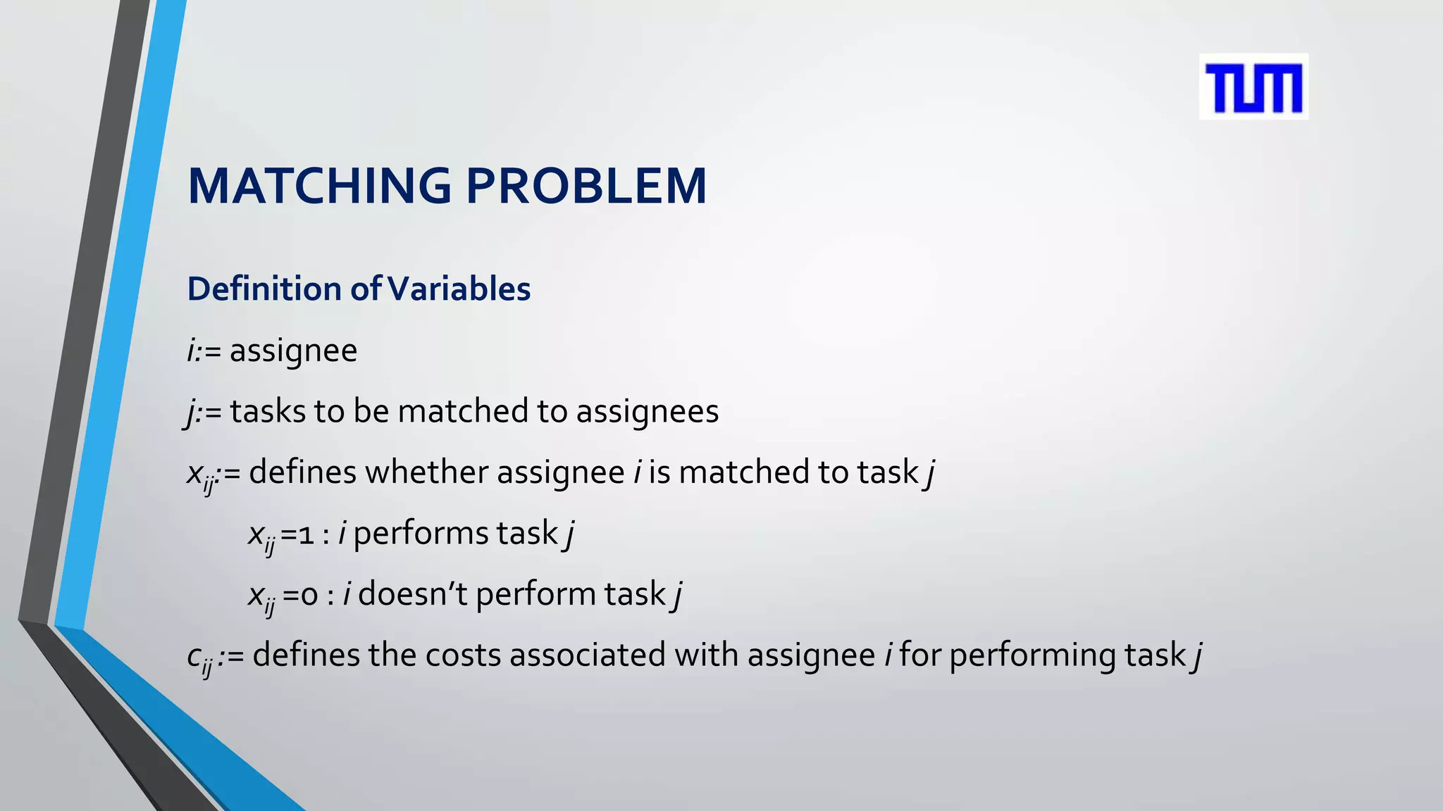 Matching problem | PPT