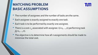 Matching problem | PPTX