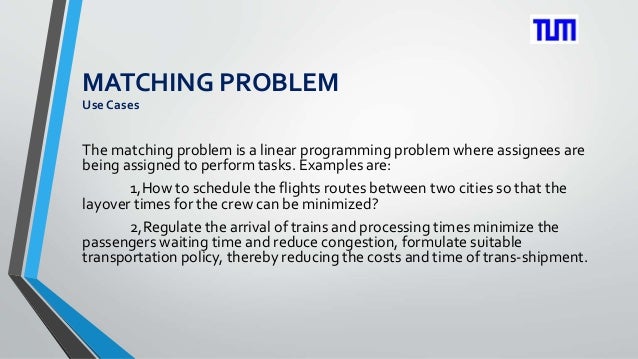 Matching Problem