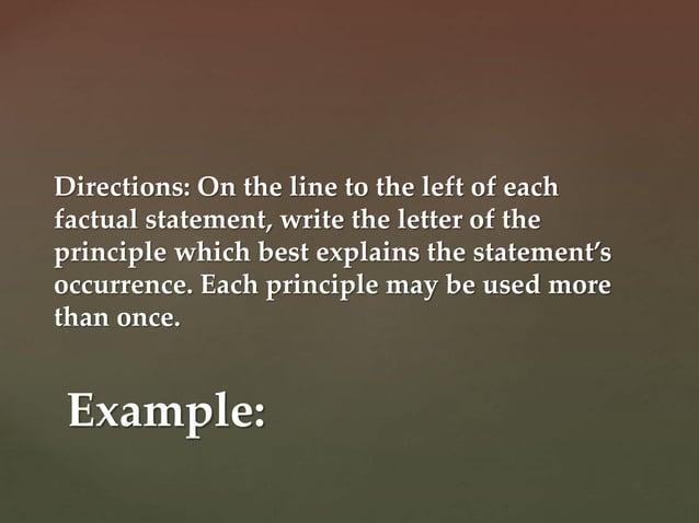 Matching test items | PPTX