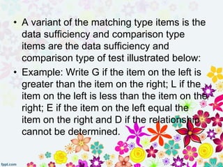 Matching type | PPTX | Educational Assessment | Education