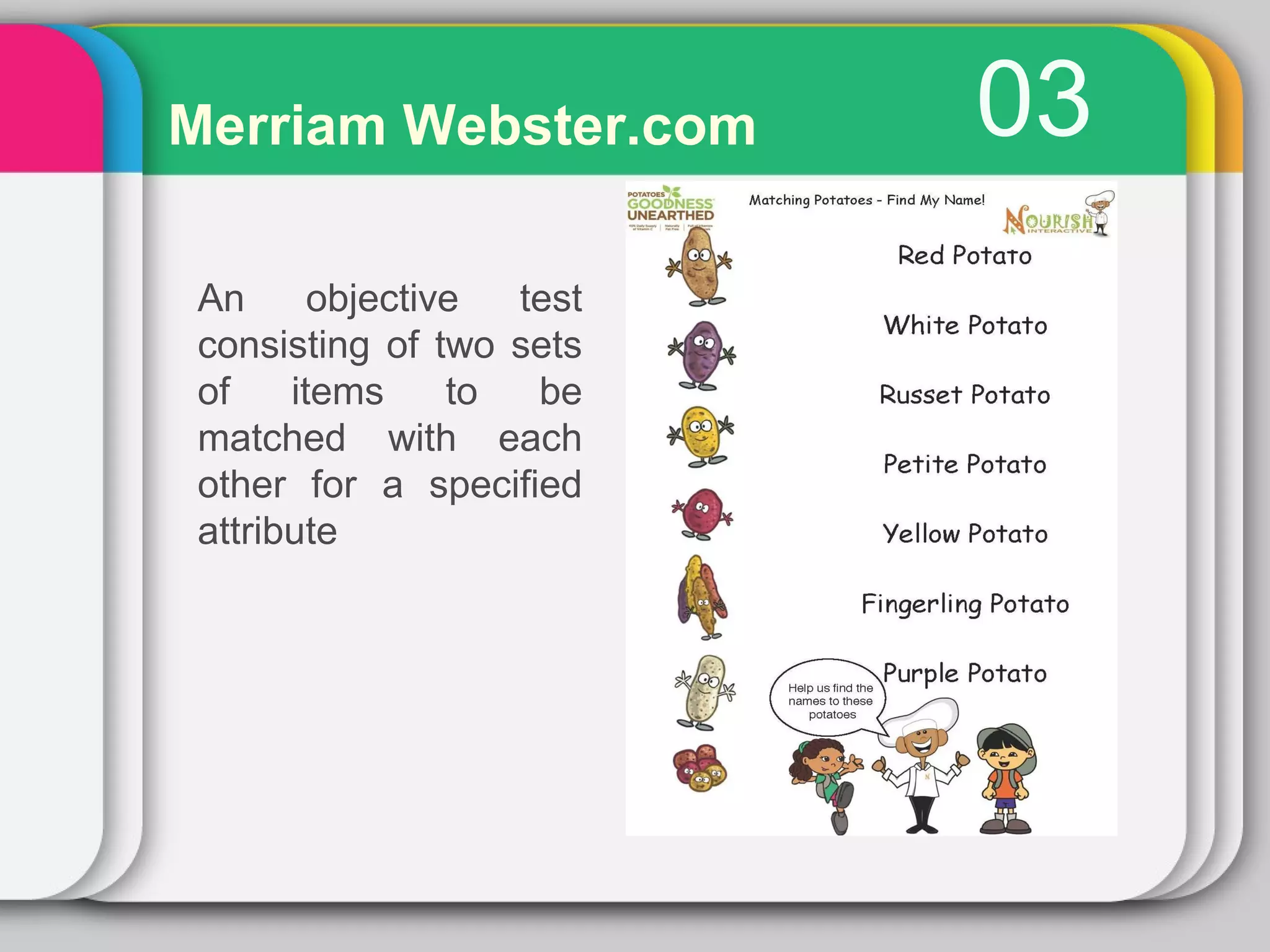 Matching type | PPT