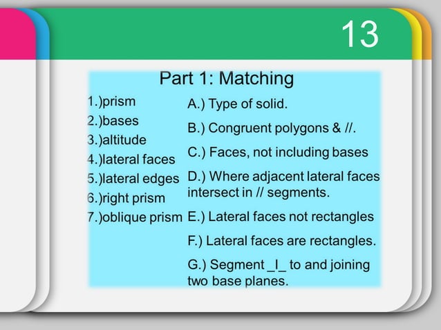 Matching type | PPT