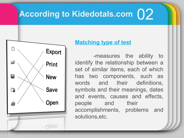 Matching type | PPT