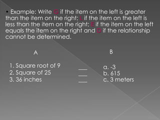 Matching type and supply type items | PPTX