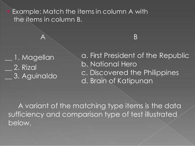 Matching Type And Supply Type Items matching-type-and-supply-type-items