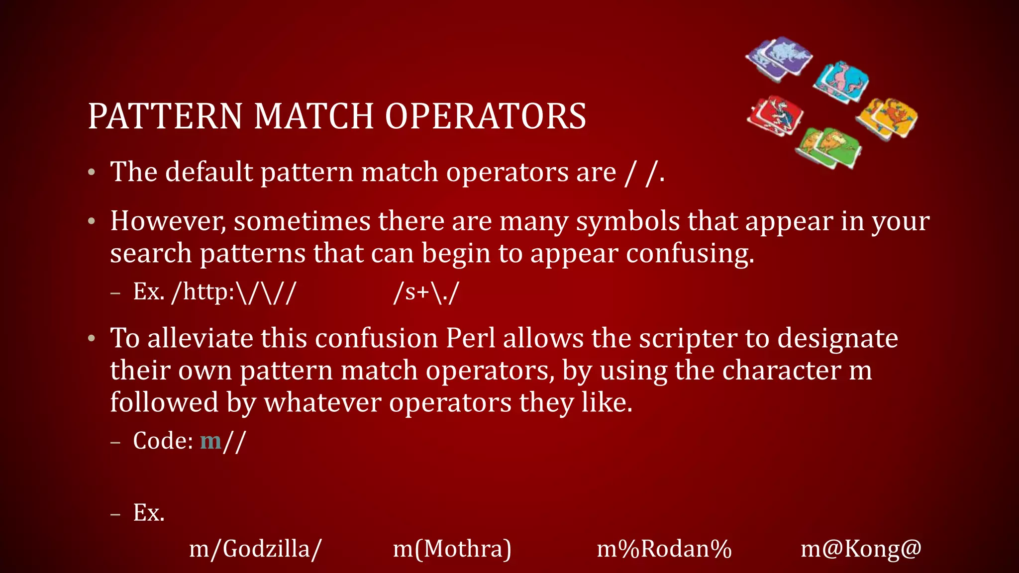 Matching With Regular Expressions Ppt 