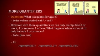 Matching with Regular Expressions | PPT