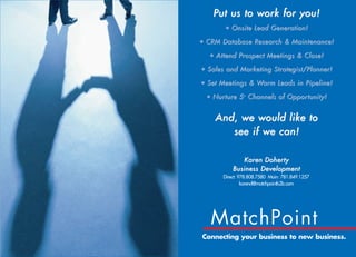 Matchpoint | PPT