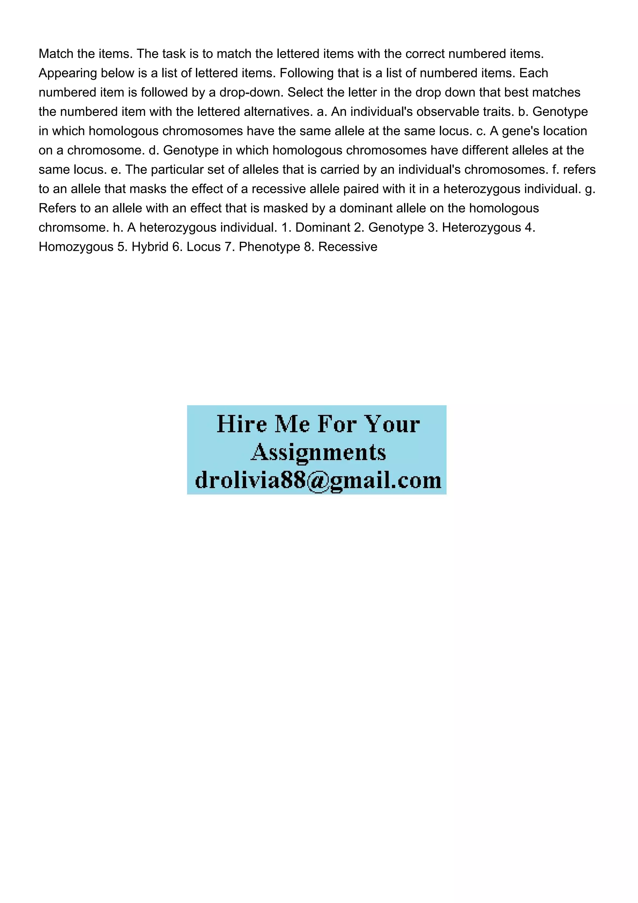 Match the items The task is to match the lettered items wit.pdf