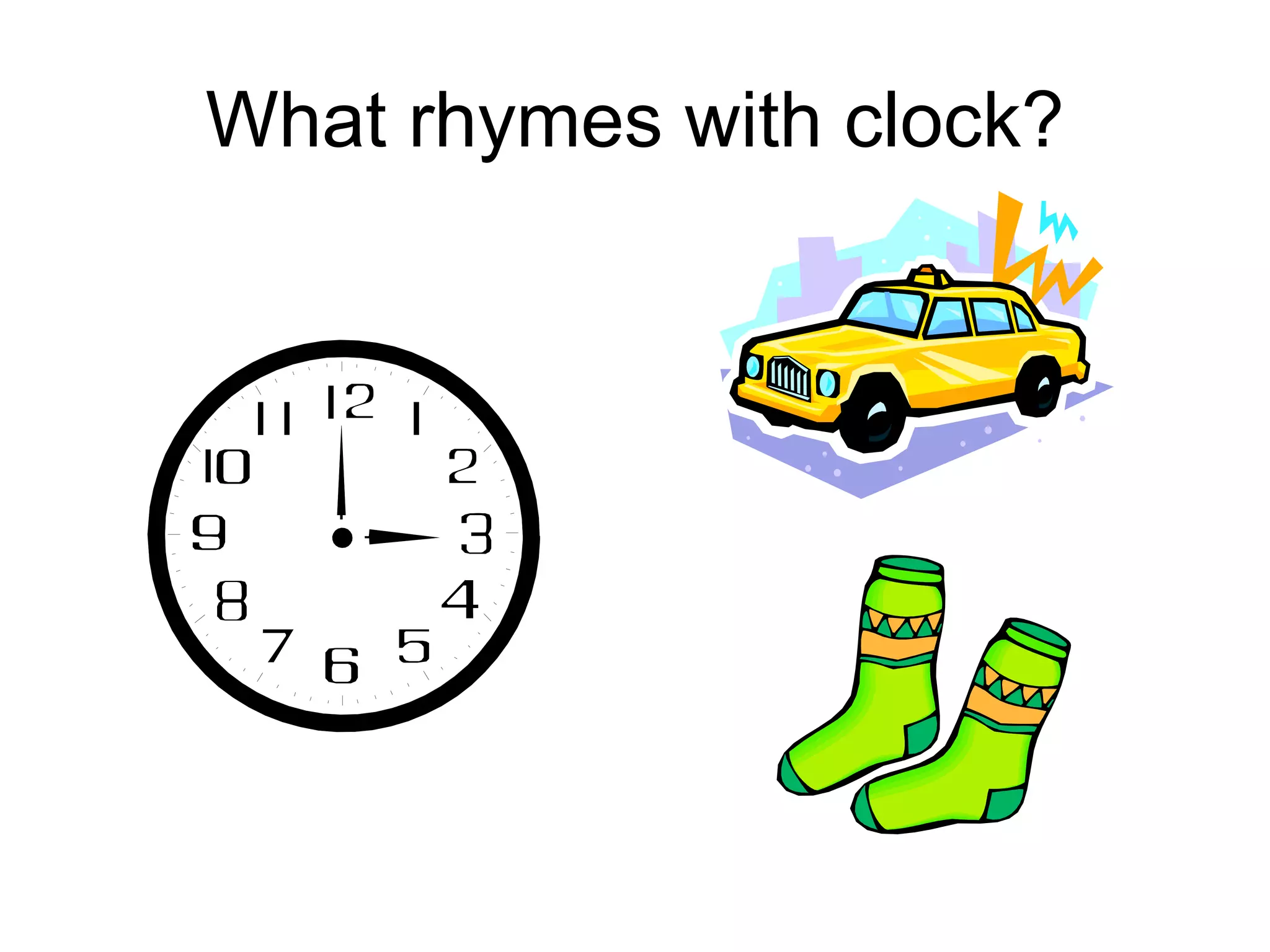 Match The Rhyming Words | PPTX