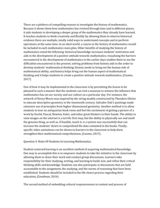 MATD611 Mathematics Education In Perspective.docx