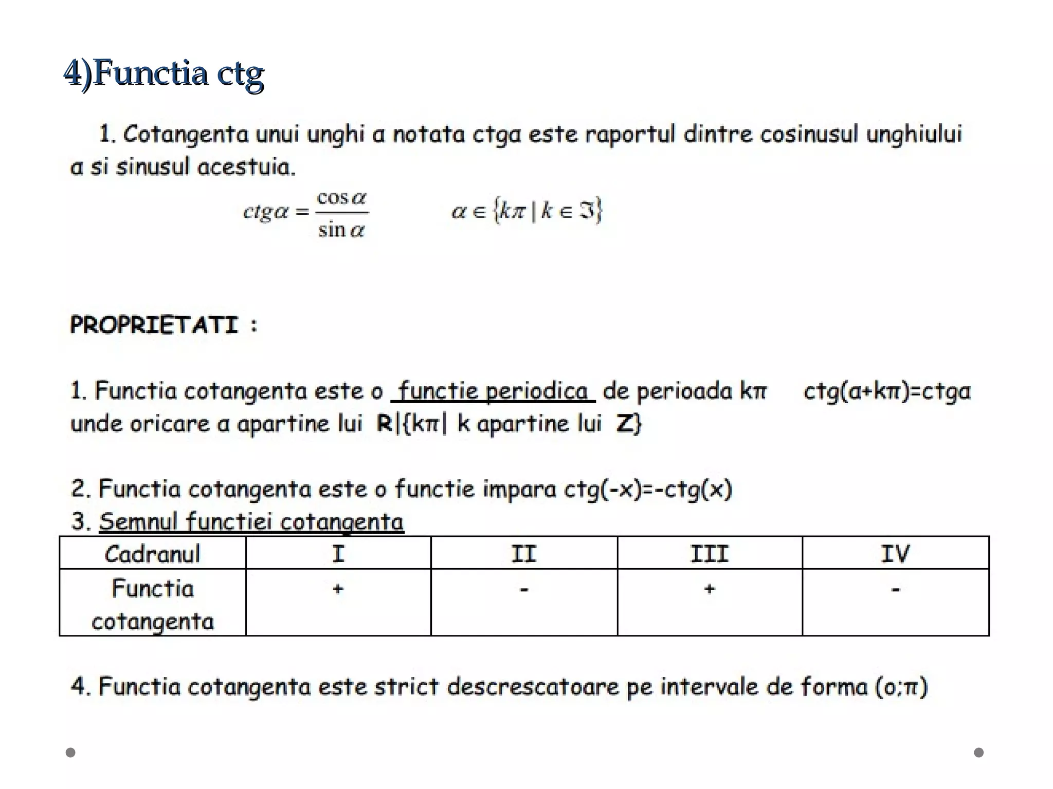 Functii trigonometrice simple | PPT
