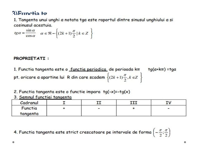 Functii trigonometrice simple | PPT