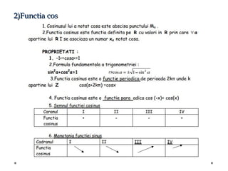 Functii trigonometrice simple | PPT