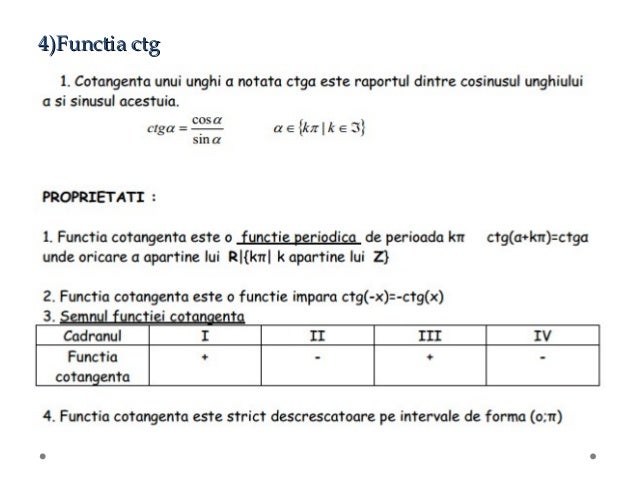 Functii trigonometrice simple