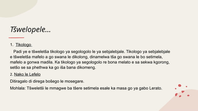 Matebele a ga moletlane AFT 121 Presentations | PPTX