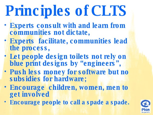 CLTS as a working approach: Experiences of Plan Ethiopia | PPT