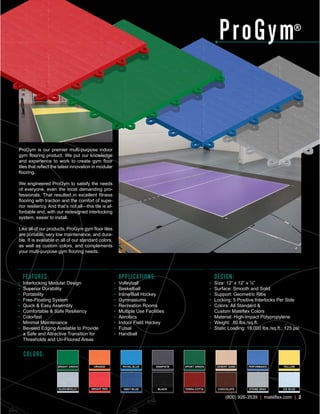 2015 - Mateflex (the Original Modular Flooring) Brochure | PDF