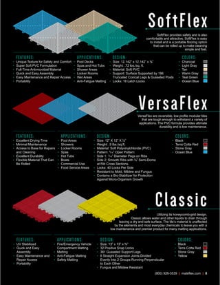 2015 - Mateflex (the Original Modular Flooring) Brochure | PDF