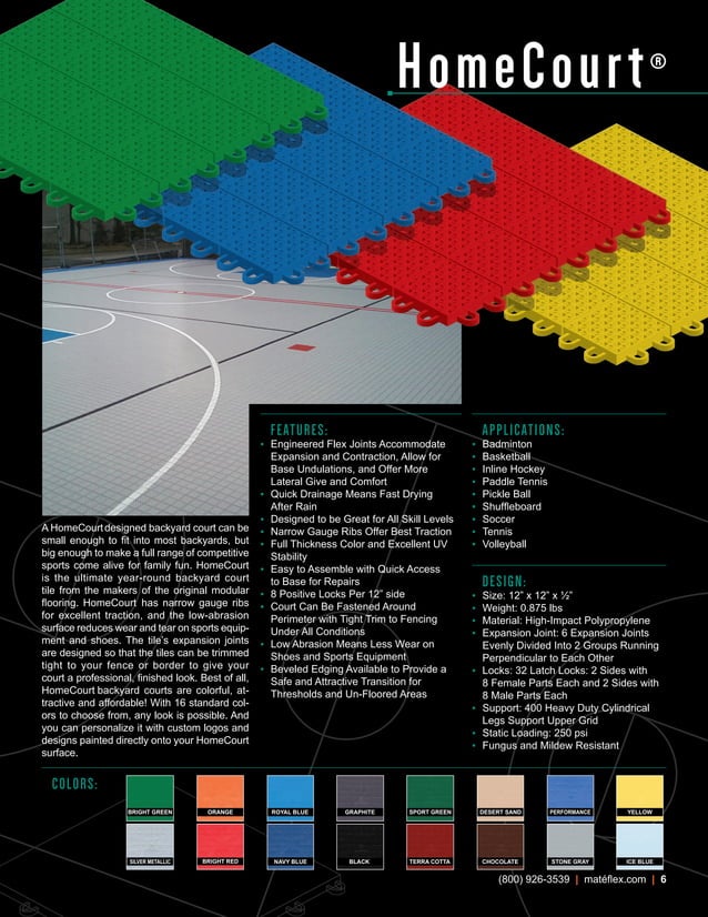 Mateflex Solutions Catalog | PDF | Sports Equipment | Sports