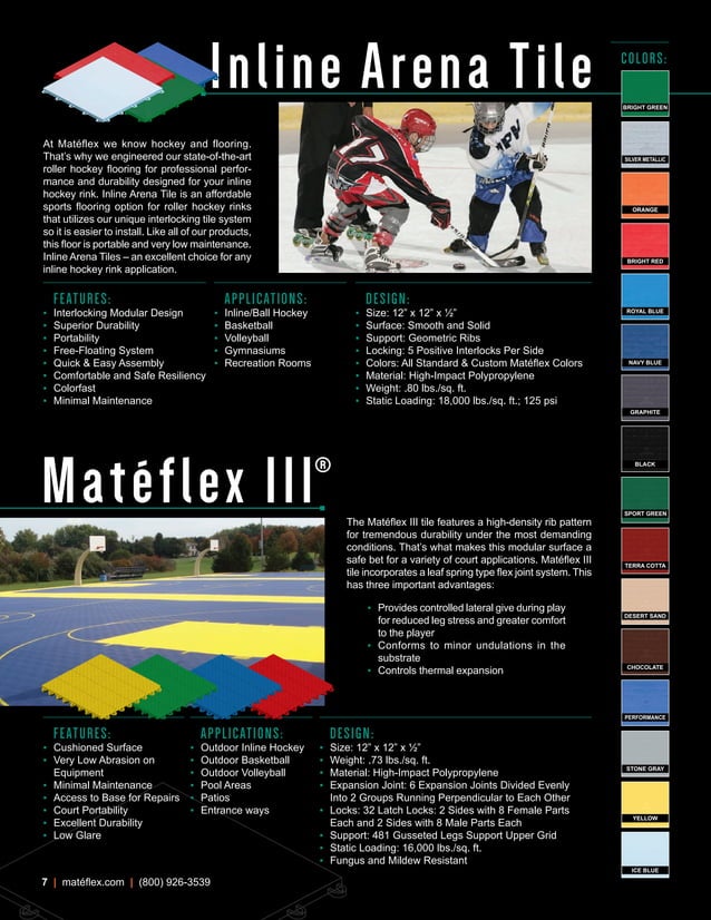Mateflex Solutions Catalog | PDF | Sports Equipment | Sports