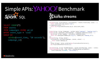 Deep learning and streaming in Apache Spark 2.2 by Matei Zaharia | PDF